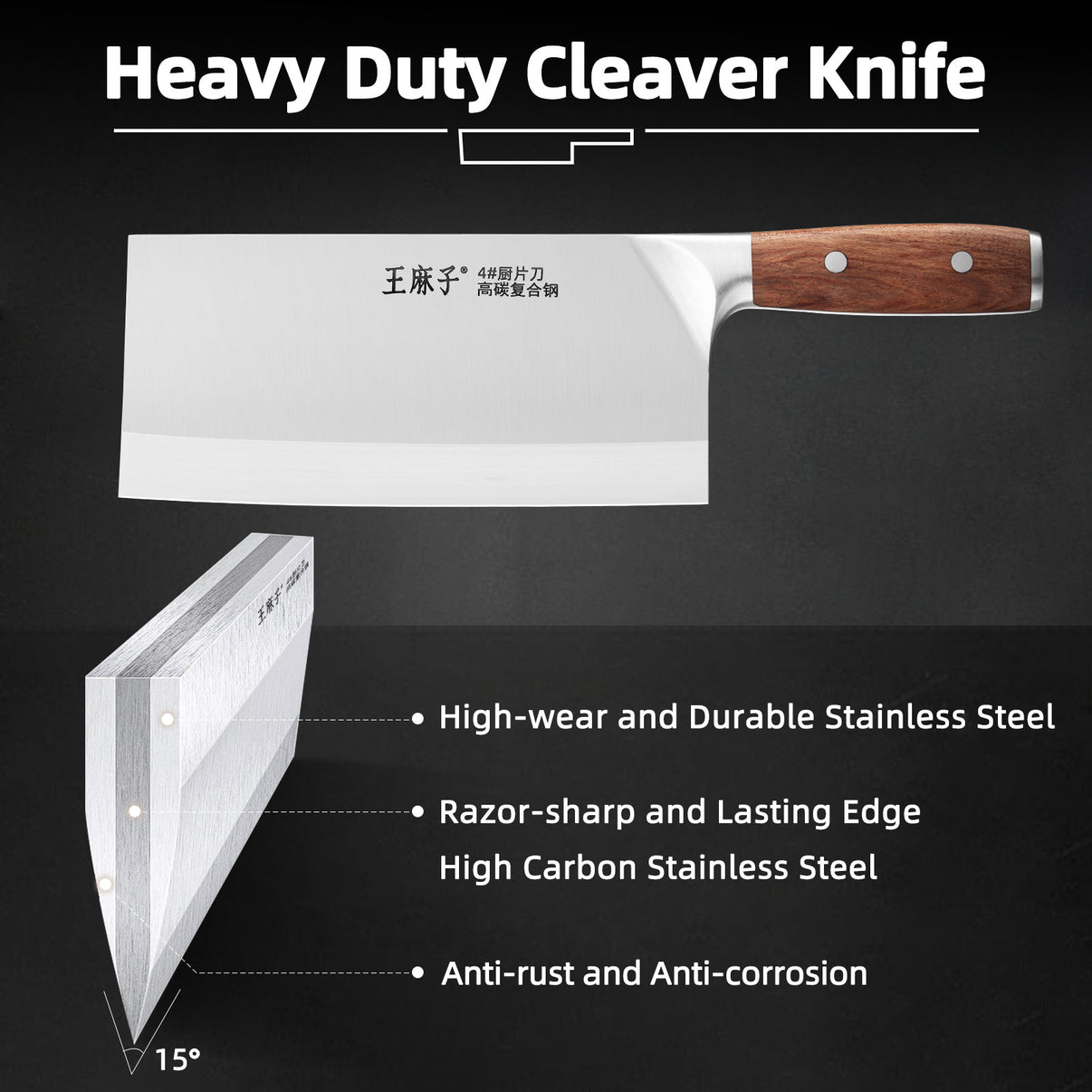 Chef Knife Chinese Cleaver Knife – wangmaziknife